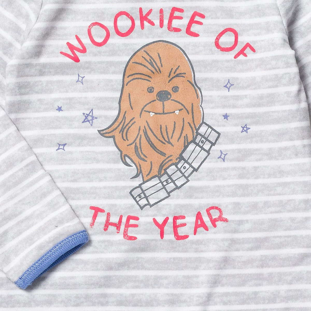 Star Wars Chewbacca R2-D2 C-3PO Baby Boys 3 Pack Swaddle Sleeper Gown 0-6 Months