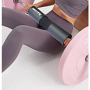 Barbell Pad Hip Thrust Pad Squat Pad Foam Sponge Pad for Squats, Lunges and Hip Thrusts,Provides Relief To Neck and Shoulders While Training,Suitable for The Use In The Gym(black)
