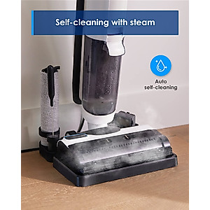 Tineco FLOOR ONE S5 Steam Corded Wet Dry Vacuum All-in-one, Hardwood Floor Cleaner Great for Sticky Messes, Smart Steam Mop for Hard Floors with Digital Display and Long Run Time