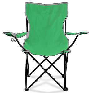 Four Seasons Courtyard 6-Pack Lightweight Folding Lawn Chair with Cupholder for Camping