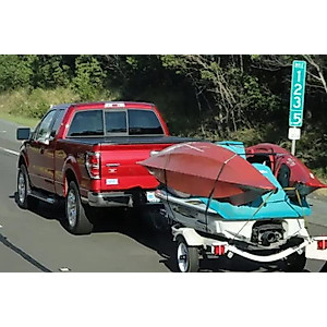 WOFTD Trailer Wire Extension Plug, 4 Pin Trailer Wiring Harness Extender with Dust Cover Plug & Play Connectorn,10 ft, for Trailer Boat Car RV Truck