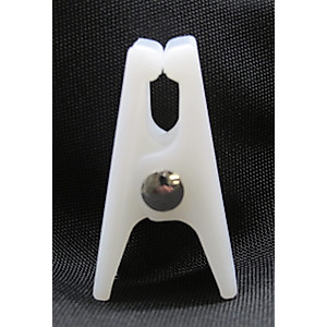 NAHANCO Fitting Clips 12 Plastic Fitting Clips for Alterations, White (Pack of 12)