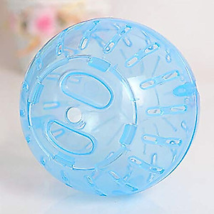 carduran 4inch Portable Transparent Hamster Rodent Pet Jogging Ball Exercise Play Toy Easy to Use Yellow