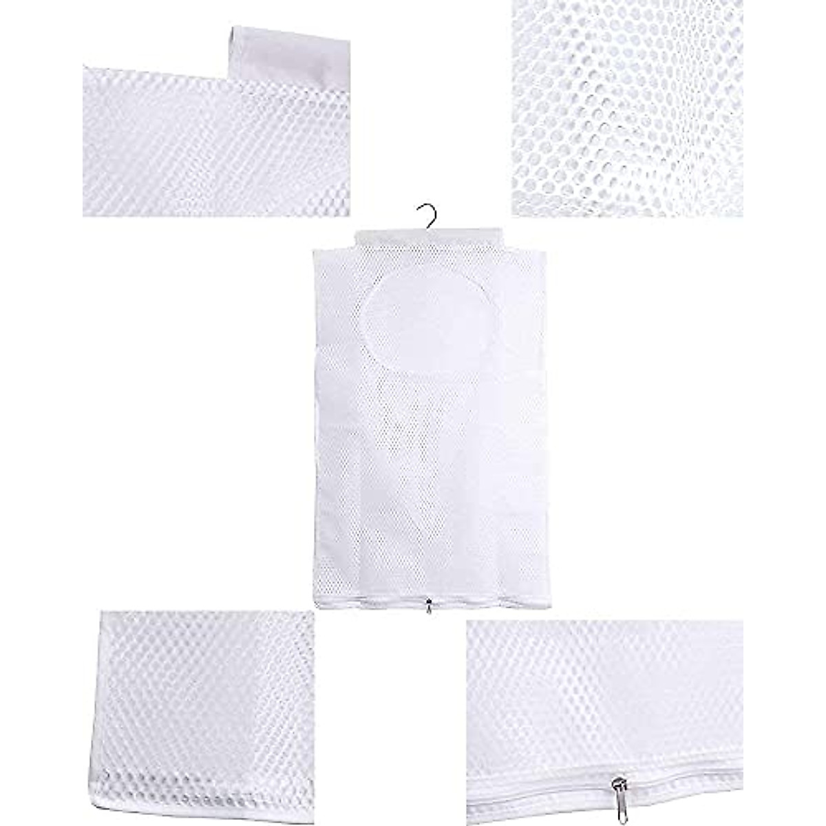 ALYER Mesh Shower Tote Caddy and Hanging Mesh Laundry Bag