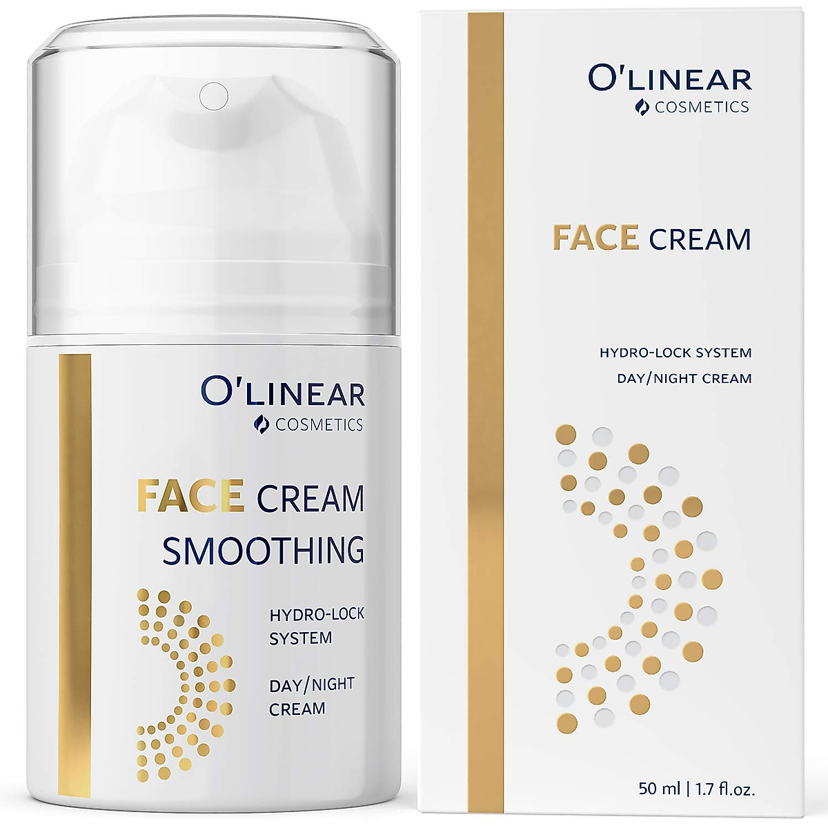 Face Moisturizer for Women - Day and Night Face Cream - Facial Moisturizer with Hyaluronic Acid - Hydrating Face Moisturizer Good for Dry and Sensitive Skin - Your Skin Care Routine - Vegan, 1.7 Fl Oz