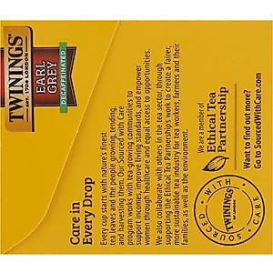 Twinings Earl Grey Decaf Tea, 20 Count
