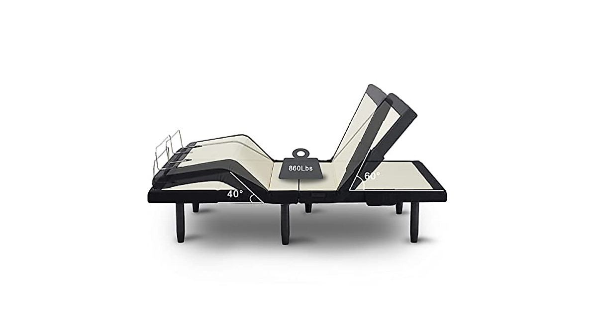 Applied Sleep Pro Adjustable Bed Frame with Massage & Bluetooth