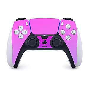 ITS A Skin Skins Compatible with Sony Playstation 5 Console Disc Edition - Protective Decal Overlay Stickers wrap Cover - Hombre Pink Purple Teal Gradient