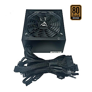 Apevia ATX-JP800W Jupiter 800W 80 Plus Bronze Certified Active PFC ATX Gaming Power Supply, Supports Dual/Quad Core CPUs, SLI/Crossfire/Haswell, 3 Year Warranty