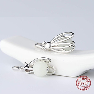 Bolenvi Luminous Firefly Glow in The Dark 925 Sterling Silver Charm Bead Pendant for Pandora & Similar Charm Bracelets or Necklaces