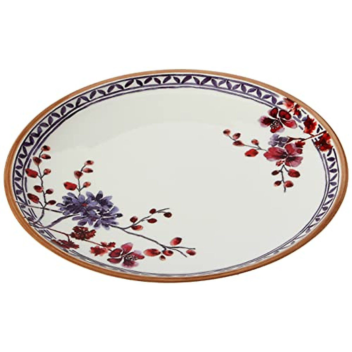 Villeroy & Boch Artesano Provencal Lavender Dinner Plate : Floral, 10.5 in, White/Multicolored
