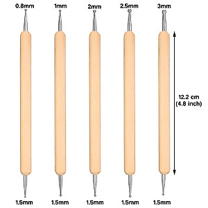 Outus White Carbon Transfer Paper 11.7 x 8.3 Inch Tracing Paper Carbon Graphite Copy Paper with Embossing Stylus Tracing Stylus Dotting Tools for Cloth Fabric Paper Wood (105 Pieces)