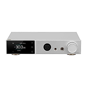 Topping A70 Pro Fully Balanced Headphone Amplifier 17000mW*2 Relay Volume Control Pre Amp wiht Remote Control(Silver)