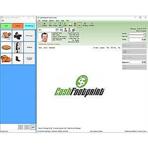 Professional POS Software and Inventory Control, No Monthly Fees, Free Support & Updates - CashFootprint Retail Point of Sale Software by LotHill Solutions - Professional Edition