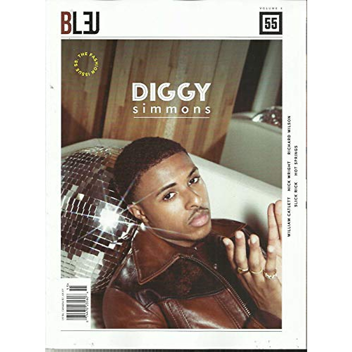 BLEU MAGAZINE, DIGY SIMMONS THE FASHION ISSUE, ISSUE, 55 VOLUME, 4