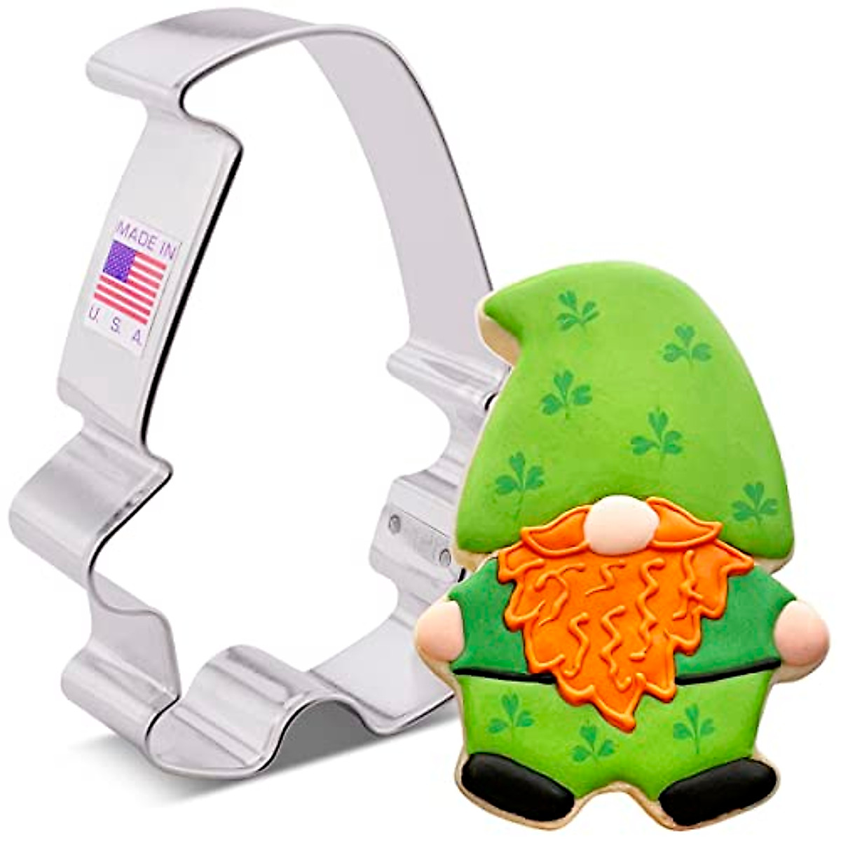 Gnome Cookie Cutter, 4" Made in USA by Ann Clark