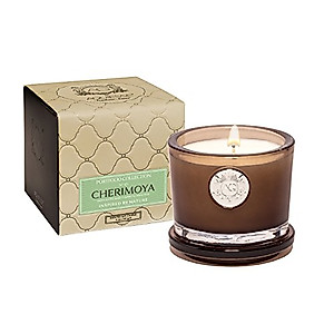 Aquiesse Cherimoya Small Candle in Gift Box, Smoke Brown