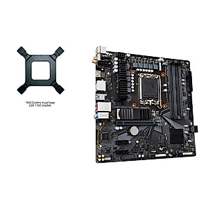 GIGABYTE B660M DS3H AX DDR4 (B660/ Intel/LGA 1700/ Micro-ATX/ DDR4/ Dual M.2/ PCIe 4.0/ USB 3.2 Gen2 Type-C/ 2.5GbE LAN/Motherboard)