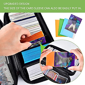 900+ Card Game Case Holder for Cards Against Humanity/for Magic The Gathering Board & Expansions/for CAH/for MTG/for Deck Box/for Yugioh/Football/Topps Sports Card/for Kids Against Maturity (Black)