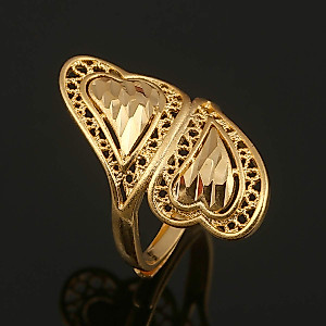 Ethiopian Wedding Ring for Women Nigerian Somali African Fashion Ring Middle East Jewelry