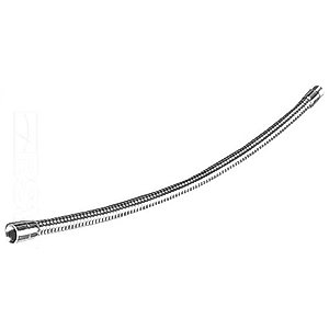 Performance Plus Flexible Gooseneck for Microphone or Light Stands 19", 5/8" 27 Thread, 19 inch-Chrome (PGN19)