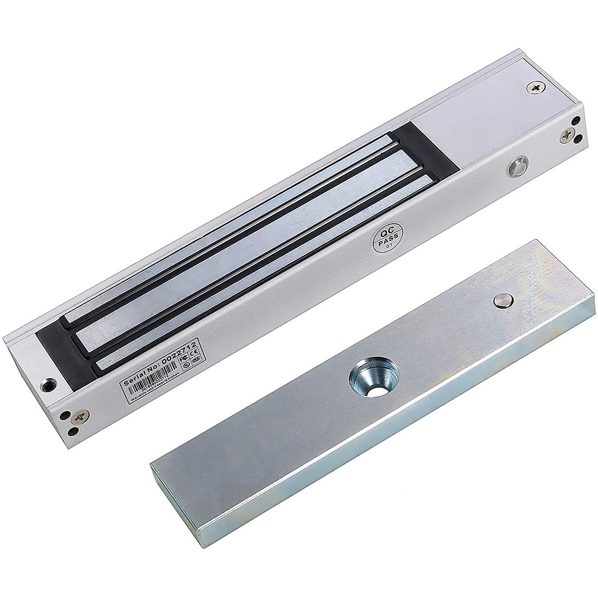 UHPPOTE 600Lb Holding Force Electric Magnetic Lock Including ZL Mount Bracket for Inswinging Door