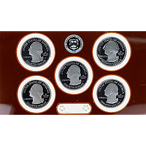 2018 S America the Beautiful 2018 S Quarter Proof Set Clad No Box Or CoA 5 Proof Quarters PF