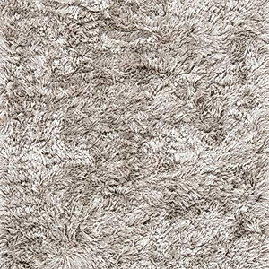 SAFAVIEH Ocean Shag Collection 9' x 12' Light Grey OCG101F Handmade Solid 2.4-inch Extra Thick Area Rug
