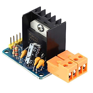 DC Motor Drive Module, LMD18200 Adjustable Speed H-Bridge Motor Drive Module Stepper Motor Drive Controller Board with Power Indication 3A 75W