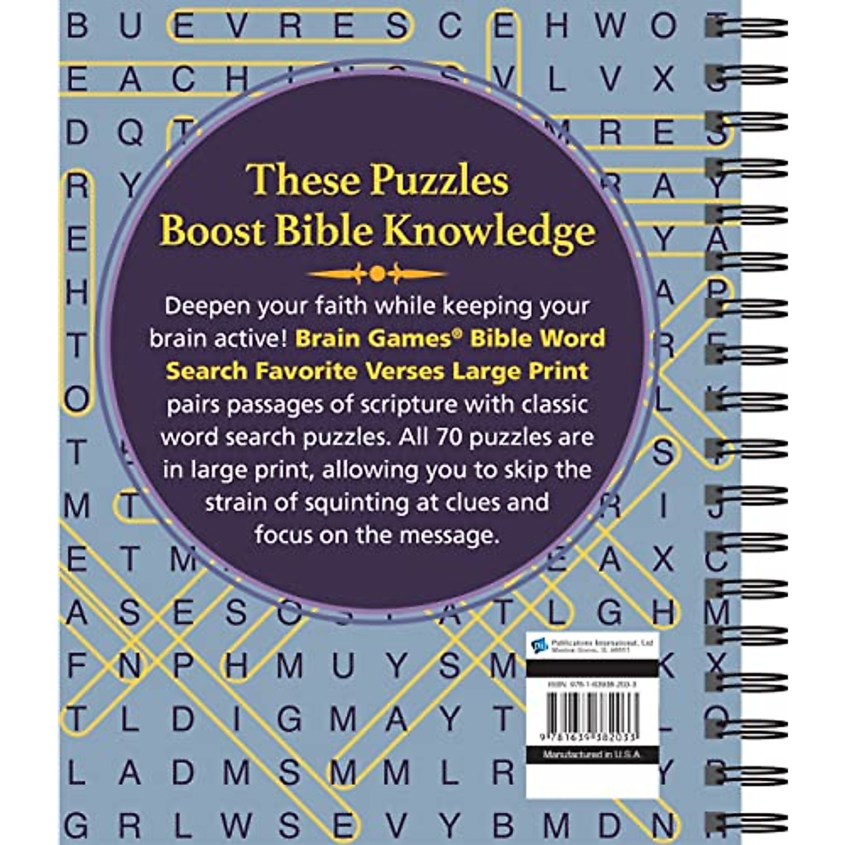 Brain Games - Bible Word Search: Favorite Verses - Large Print (Brain Games Large Print)