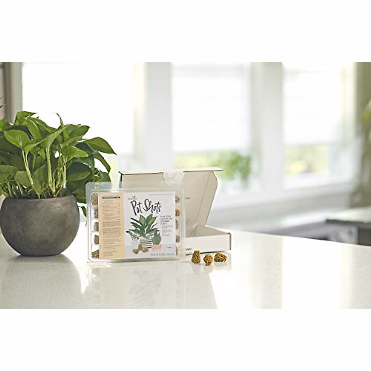 Osmocote PotShots: Premeasured House Plant Food, Feed for up to 6 Months, 25 Nuggets