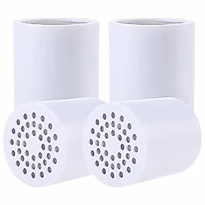 MoeeBtee 4 Pack 18 Stage Shower Filter Replacement Cartridge, Shower Head Filter Replacement Cartridge, Shower Water Filter Replacement Universal Fit Any Similar Shower Filter