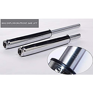 FRNIAMC Rolling Salon Stool- with Wider Comfy Round Seat- Height Adjustable Swivel Heavy-Duty Chair with Wheels for Medical Salon Esthetician Artist Studio and Home Office Use(Black)