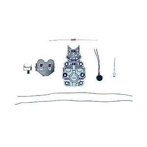 CAT-CAT Walker | Soldering Kit | DIY Electronics Kit for STEM and STEAM Students | Intermediate Hardware Design Kit | Brushbot Electronics Kit
