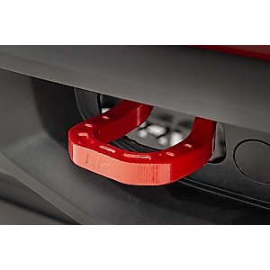 Rough Country Upgraded Forged Tow Hooks (fits) 2019-2020 Chevy Silverado 1500 | Replaces OEM | Red | RS132 , Black