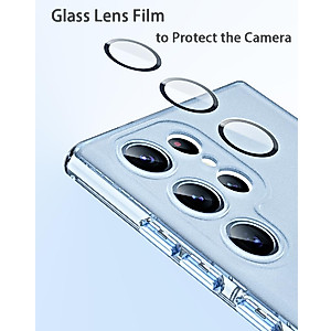 Fair-Minded Phone Case for Samsung Galaxy S23 Ultra, with Ring Kickstand, Magnetic, Shockproof Clear