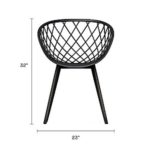 Jamesdar Kurv Dining Chair, Set of 2, Black