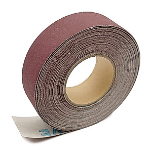 320 Grit Continuous Sandpaper Roll 1" x 26 Feet Emery Cloth Aluminium Oxide Abrasive Sandpaper Roll Drum Sander Sandpaper Rolls for Wood Furniture Finishing Metal Sanding Automotive Polishing