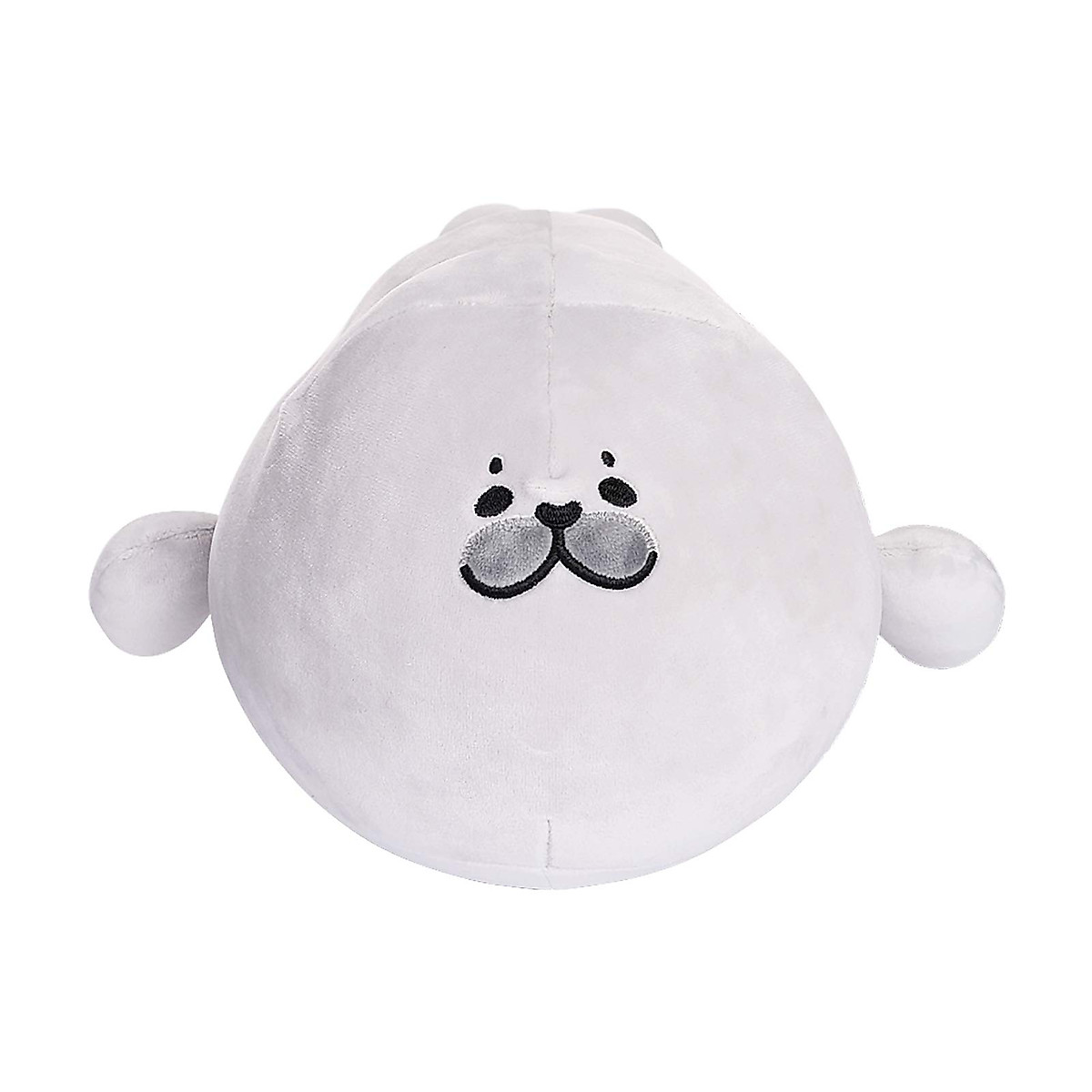 keaiart-ly Chubby Seal Cuddle Pillow, Chonky Seal Plush Animal Stuffed Toys (Gray, 12inch)
