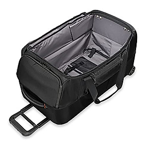 Briggs & Riley Wheeled Duffle, Black, Checked-Medium 27-Inch