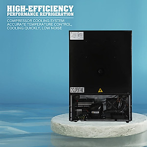 TCFUNDY Wine and Beverage Refrigerator, 2-IN-1 Beverage and Wine Cooler Dual Zone, Holds 18 Bottles and 57 Cans, Independent Temperature Control, Built-In or Freestanding Fridge