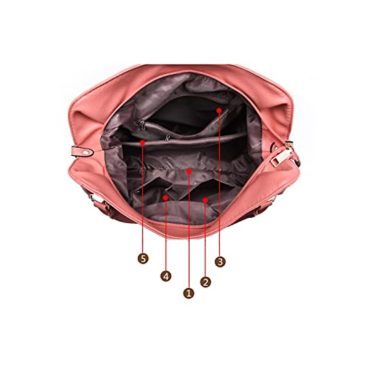 SMALLBLUER Women Hobo Handbag Classic Shoulder Bag Fashion Crossbody Bags Purse-Blue