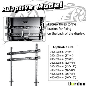 Dardoo Racing Simulator Cockpit Monitor Mount Fits for Logitech/Thrustmaster G923 G29 G920 Wheel Frame,Xbox One,PC,Excluding Steering Wheel,Shift Lever,Pedals,Seat and Racing Frame