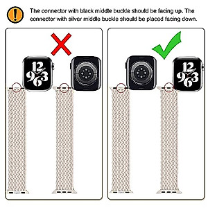 Braided Solo Loop for Apple Watch Band 40mm 41mm 38mm 44mm 45mm 42mm Ultra/2 49mm Men/Women,Stretchy Nylon Sport wristband Strap for iWatch Bands series 9/8/7/6 5/4/3/2/SE 40 44 38 42 41 45 mm