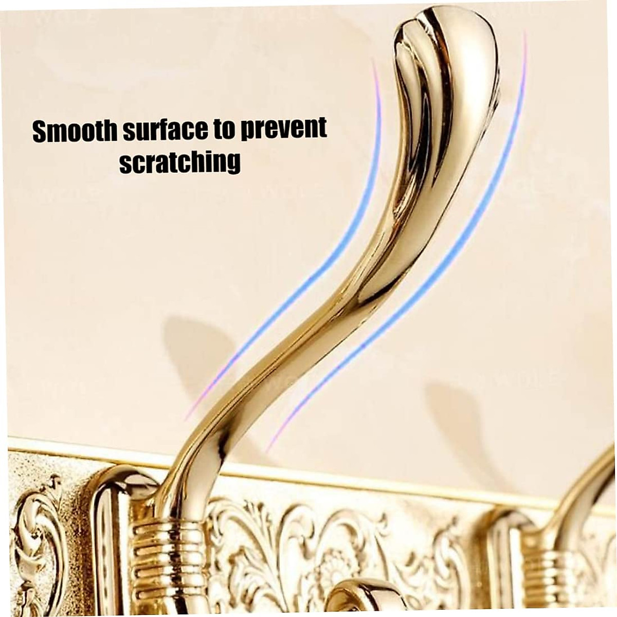 Wall Mounted Coat Rack Vintage Coat Hooks Heavy Duty Clothes Hanger for Hats Towels Hook Up