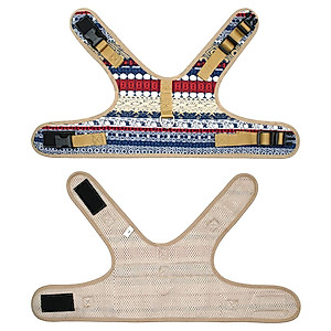 Muttitude Dog Harness & Leash Set for Small Breeds (Extra Large, Goa)