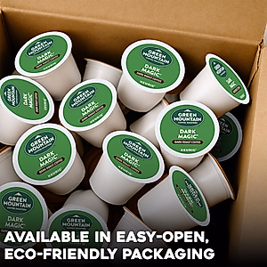 Green Mountain Coffee Roasters Dark Magic, Single-Serve Keurig K-Cup Pods, Dark Roast Coffee Pods, 12 Count (Pack of 6)
