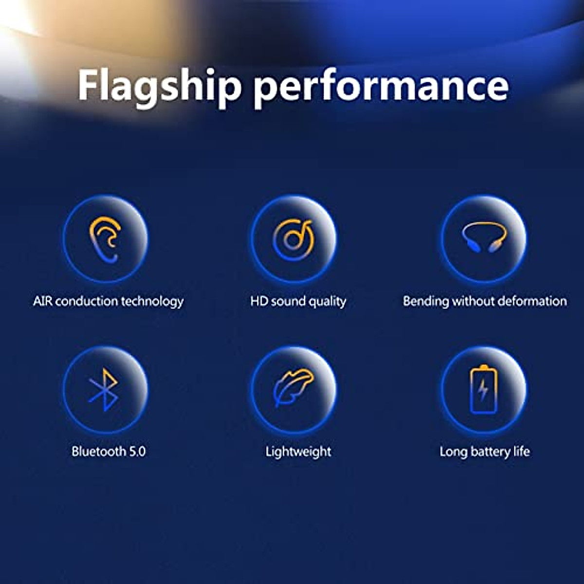 Bone Conduction Headsets,Bluetooth 5.0 Stereo Wireless Headphones Built-in Noise-canceling Mic,Open-Ear IPX5 Sweatproof Earphones for Running Cycling Sport Travel (Red)