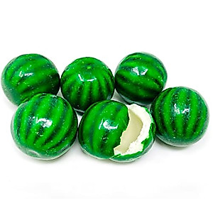 SweetGourmet Watermelon Gum Balls | 1 inch Bubble Gum | 1.5 Pound