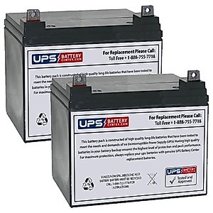 12V 35Ah SLA Replacement Battery Set for Viper Fang 15B / SSS Panther 15 Micro Floor Scrubber